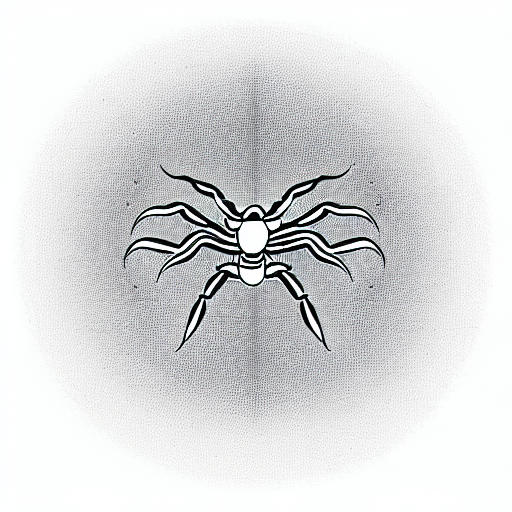 Minimalist "Scorpion" Tattoo Idea - BlackInk